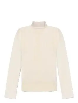 TOTEME High-neck Paneled Blouse - White