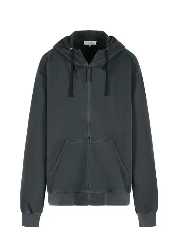 MAISON MARGIELA Numeric Logo Hoodie - Grey