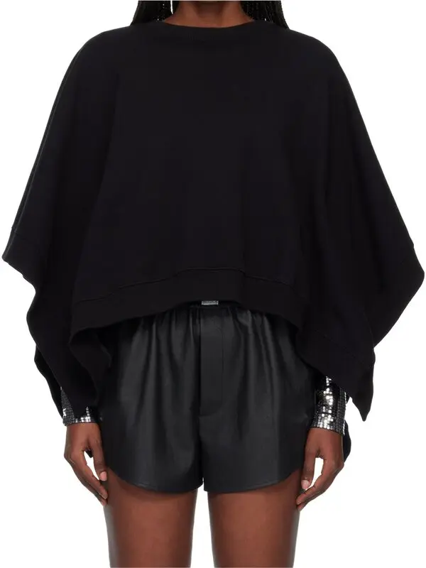 MAISON MARGIELA Unbrushed Pullover Sweatshirt - Black