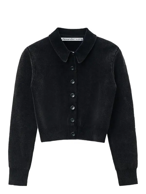 Alexander Wang Long-sleeved Cardigan - Black