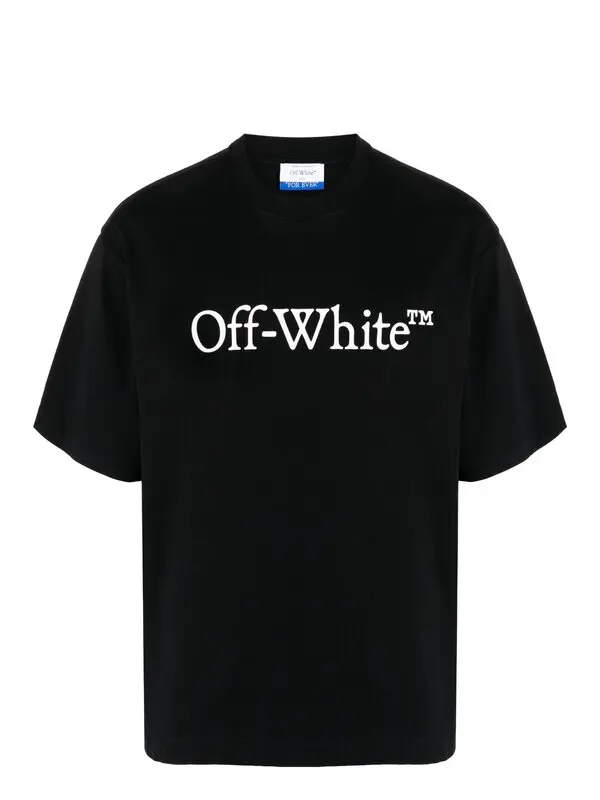 Off-White Logo Print T-shirt - Black