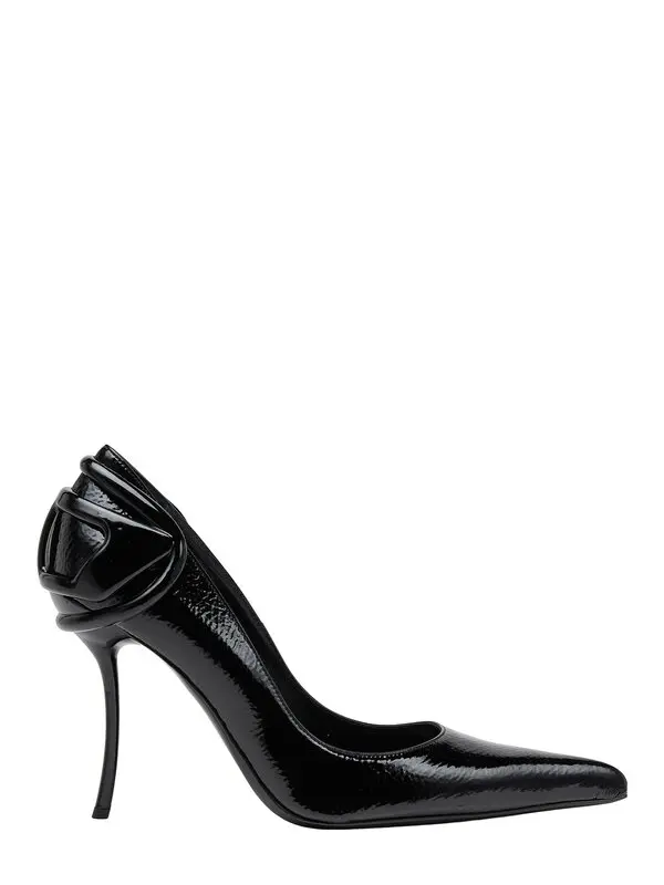 DIESEL® Pointed-toe Slingback Pumps - Black