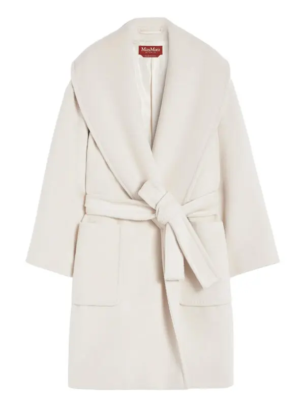 Max Mara Alpaca And Virgin Wool Coat - Beige