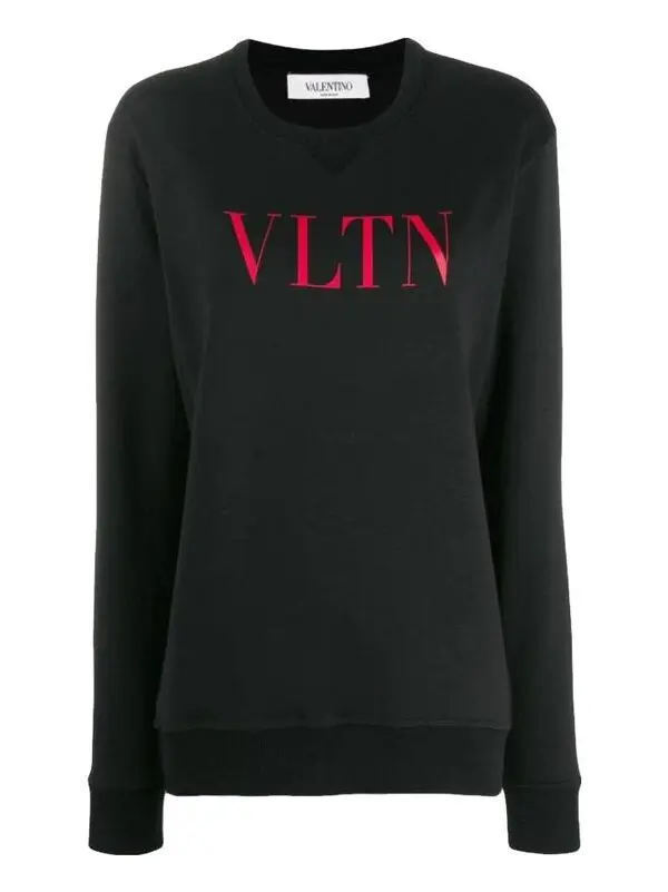 Valentino Garavani Vltn Logo Sweatshirt - Black