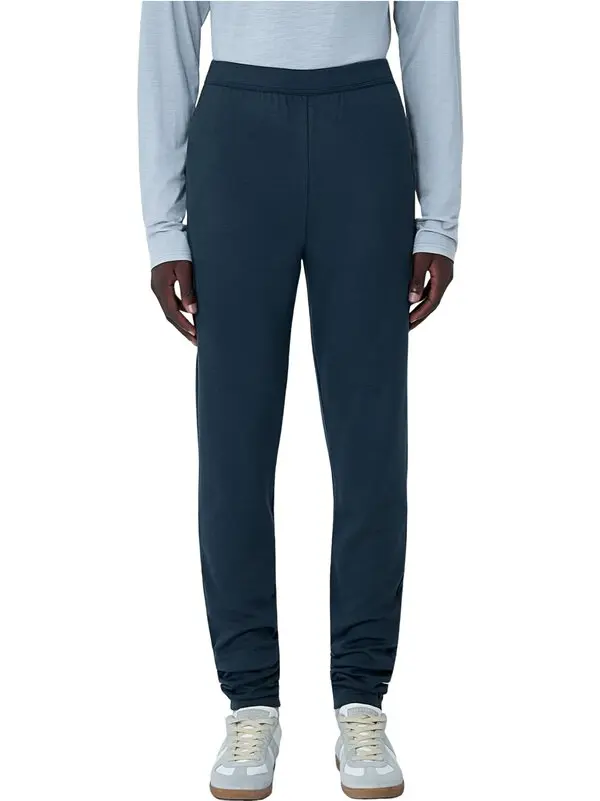 RIER Elasticated Straight-leg Pants - Black