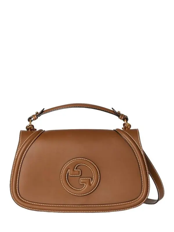 Gucci Blondie Large Top Handle Bag - Brown