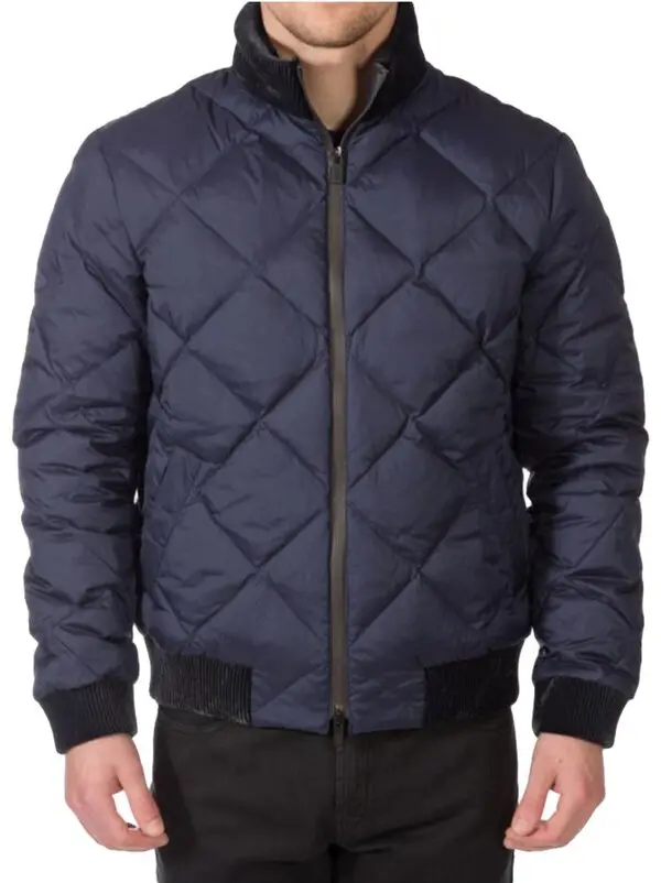 Emporio Armani Quilted Down Jacket - Black