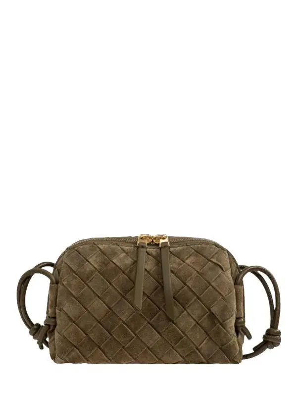 Bottega Veneta Woven Shoulder Bag - Green