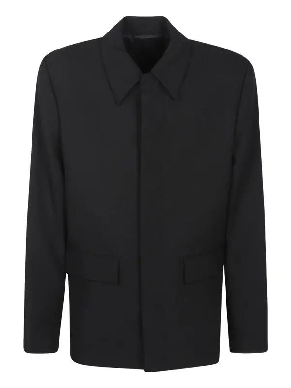 RIER Button Jacket - Black