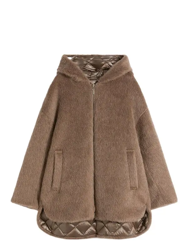 Max Mara Spacefe Quilted Hooded Jacket - Brown