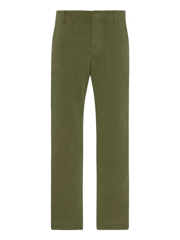 THE ROW Belt Loops Slacks - Khaki Green