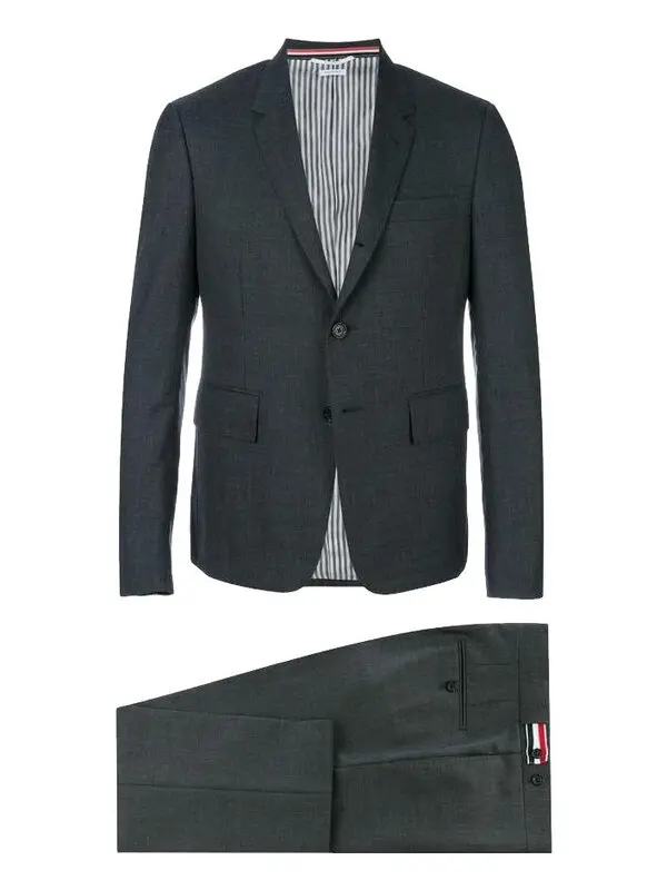Thom Browne Slim-cut Single-breasted Suit - Grey