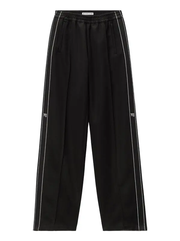 Alexander Wang Logo Tape Track Pants - Black