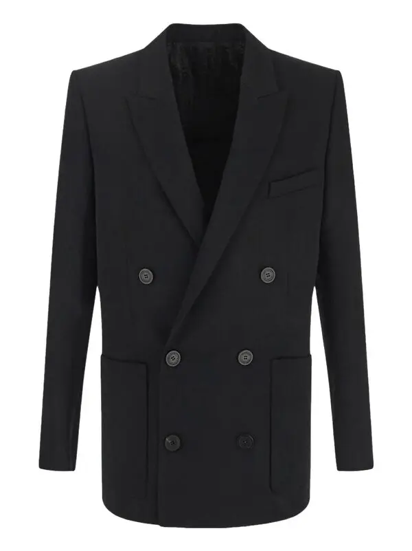 Balmain Double-breasted Blazer - Black