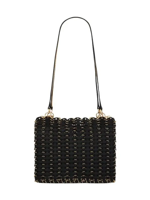 Rabanne 1969 Reversible Shoulder Bag - Black/gold