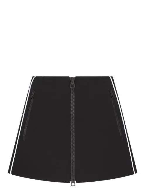 Dior Alps Zipped Mini Skirt - Black