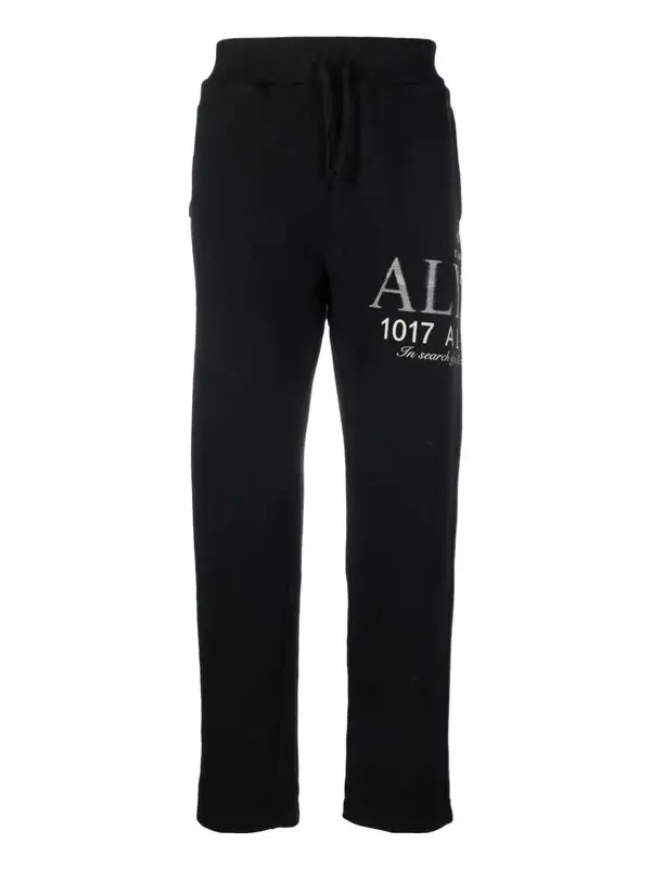 1017 Alyx 9sm Logo Printed Sweatpants - Black