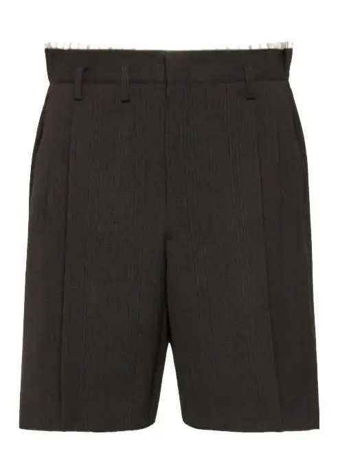 MAISON MARGIELA Pleated Tailored Shorts - Black