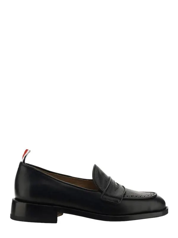 Thom Browne Penny Loafers - Black