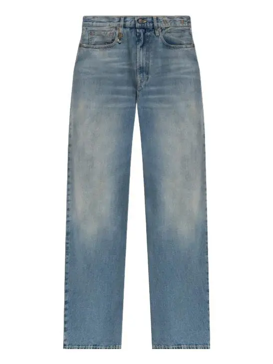R13 Belt Loop Denim Trousers - Gray