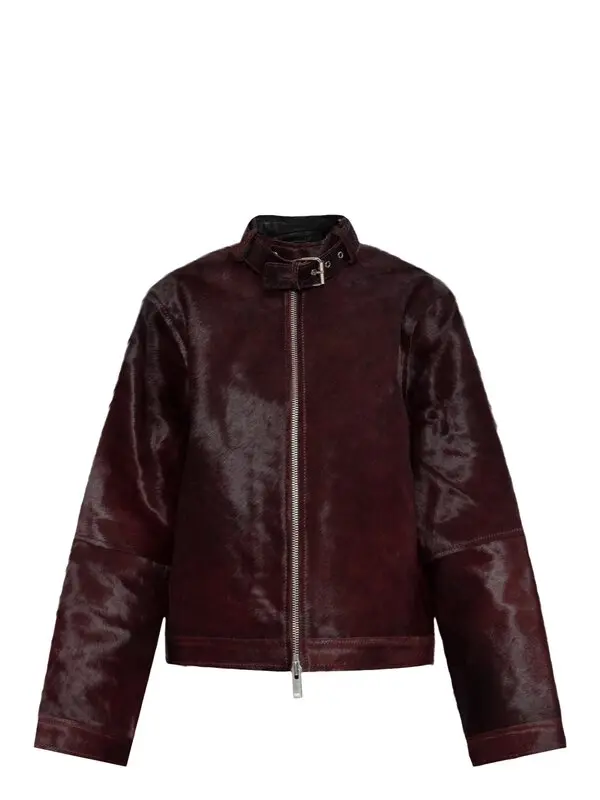 SAMSOE SAMSOE Salita Buckle Detail Zip-up Jacket - Black