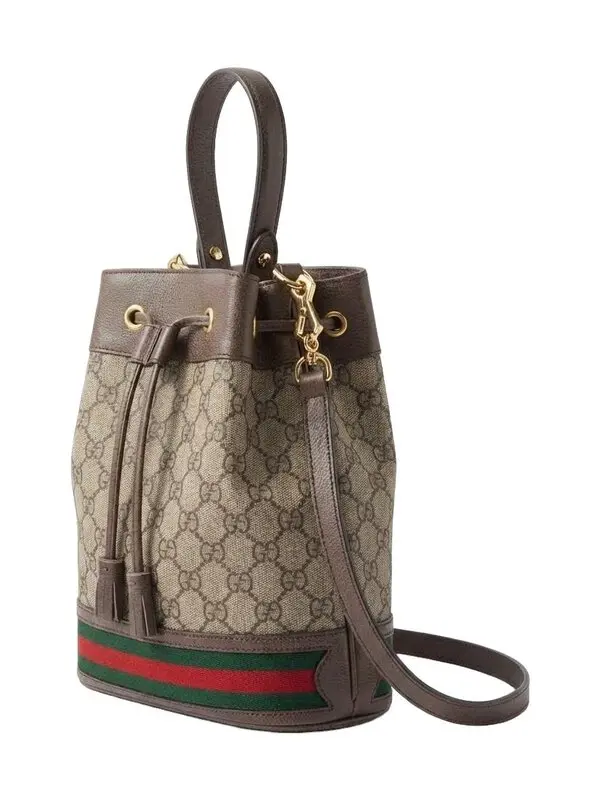 Gucci Ophidia Small Bucket Bag - Beige/ebony