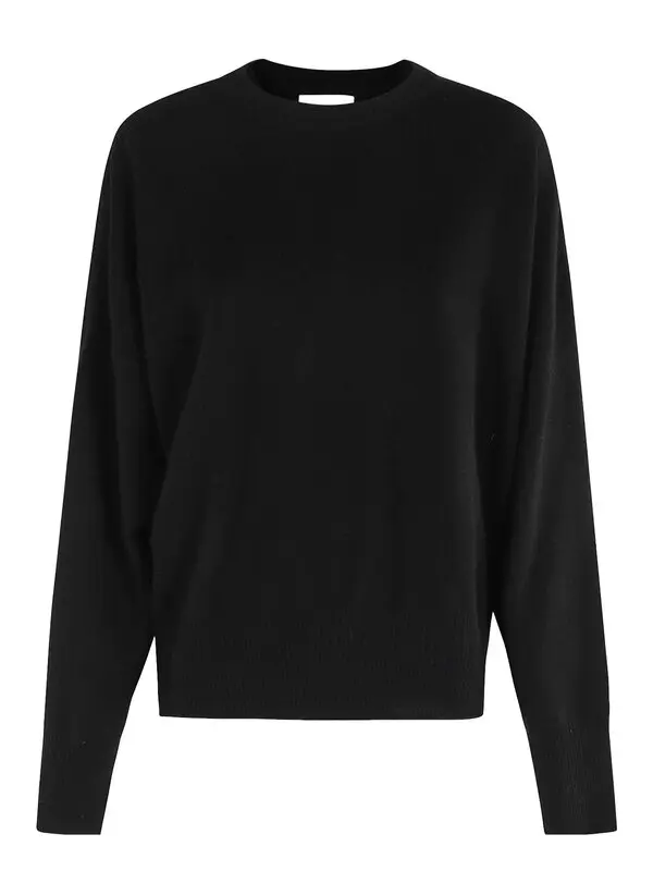 LOULOU STUDIO Ribbed Crewneck Knitwear - Black