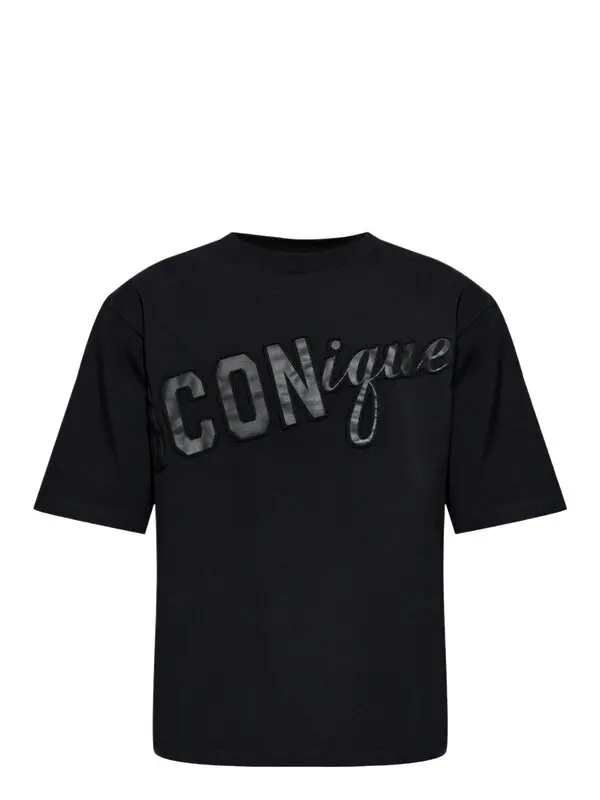 Dsquared2 Logo Patch Crewneck T-shirt - Black