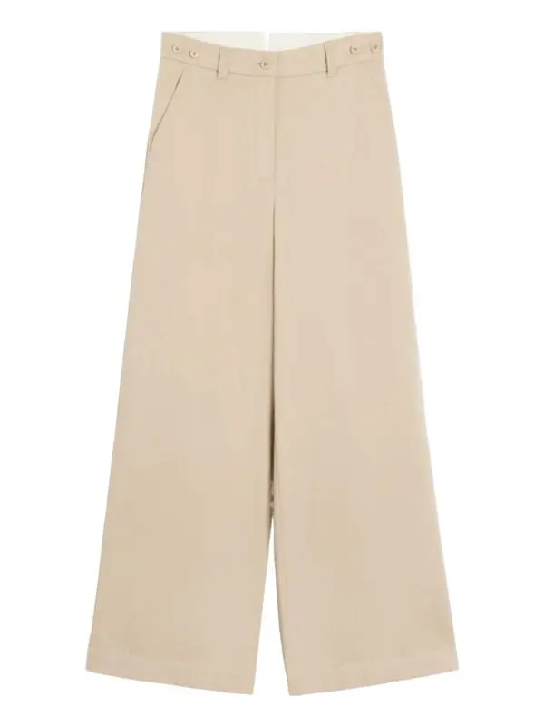 Max Mara Wide-leg Trousers - Beige