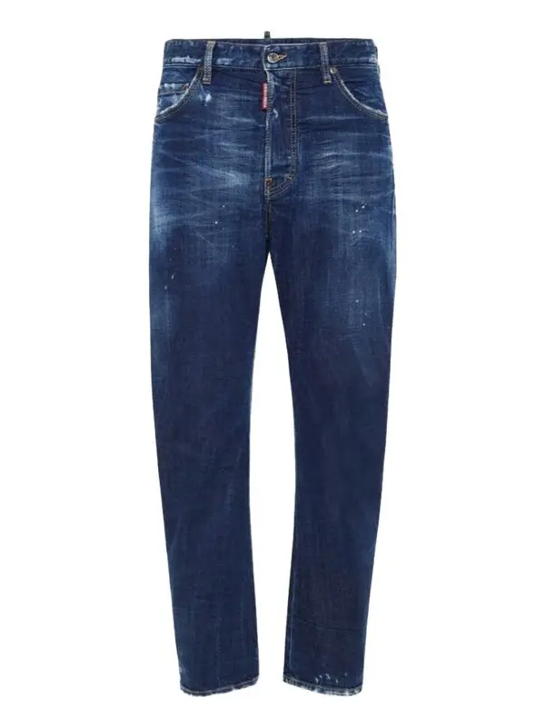 Dsquared2 Clean Wash Bro Jeans - Navy Blue