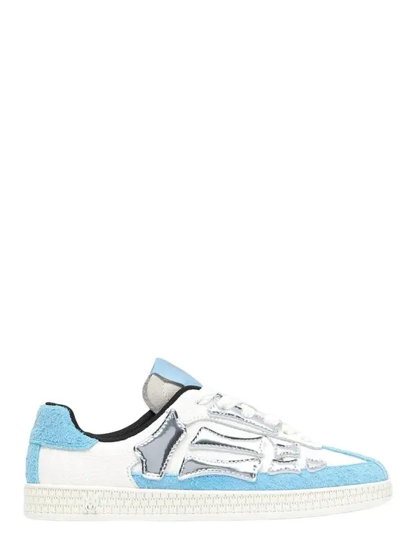 Amiri Appliqué Trainers - Light Blue