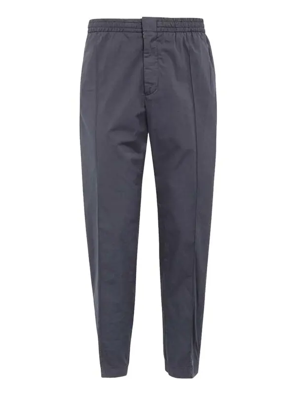 Zegna Elastic Waist Casual Pants - Black