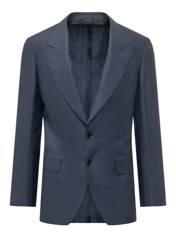 TOM FORD Single-breasted Blazer - Black