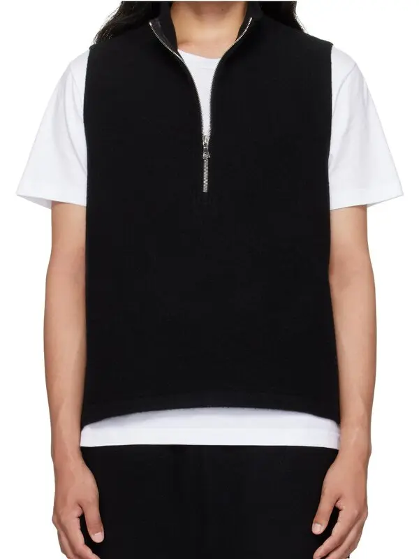 RIER Fleece City Vest - Black