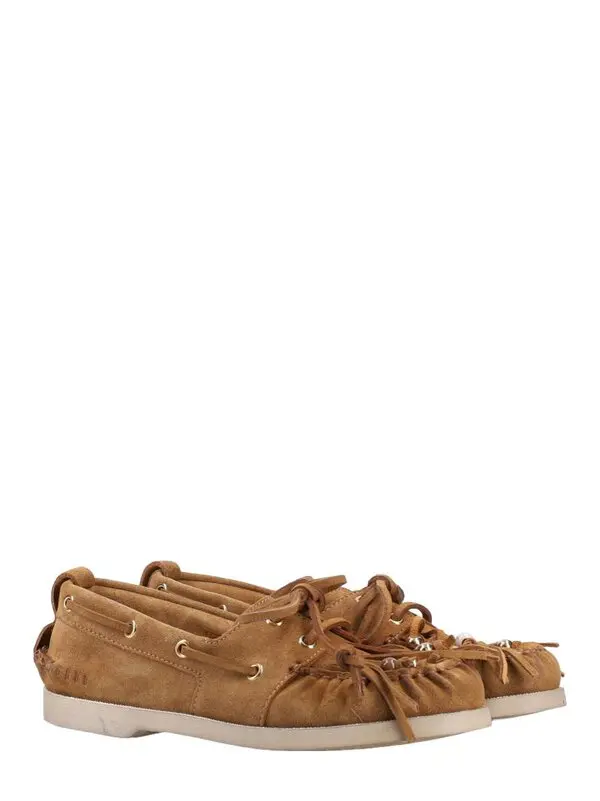 GOLDEN GOOSE Cruise Fringed Loafers - Brown