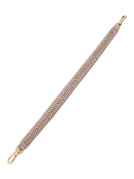 Loewe Woven Arrows Short Strap - Sand