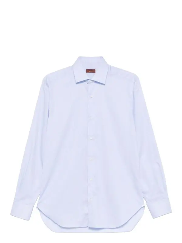 BARBA NAPOLI Long-sleeved Shirt - Light Blue