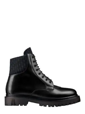Dior Explorer Iii Lace Up Ankle Boots - Black