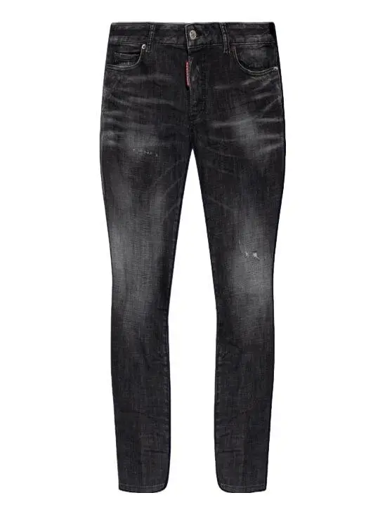 Dsquared2 Faded Distressed Jeans - Black