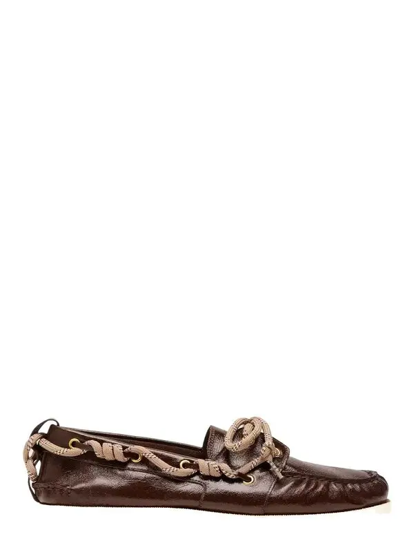 GOLDEN GOOSE Cruise Lace-up Loafers - Dark Brown