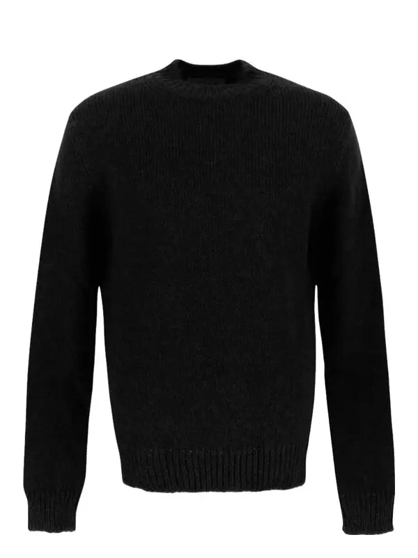 JIL SANDER Crew Neck Sweater - Black