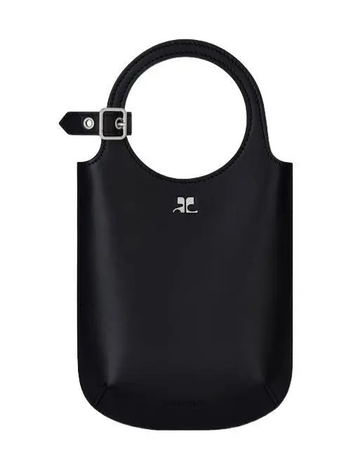 COURREGES Slim Holy Tote Bag - Black
