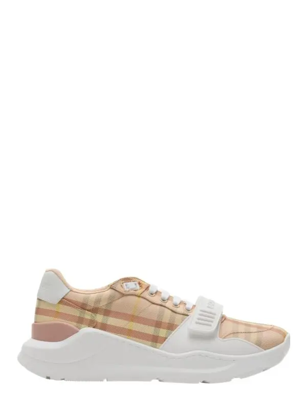 Burberry Check Sneakers - Teacup
