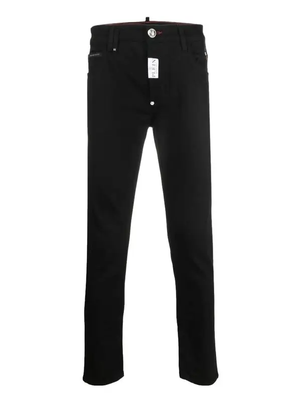 Philipp Plein Belt-loop Jeans - Black