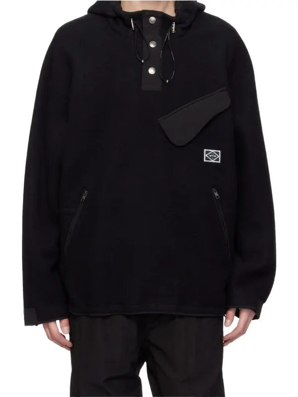 WOOYOUNGMI Logo Hoodie - Black