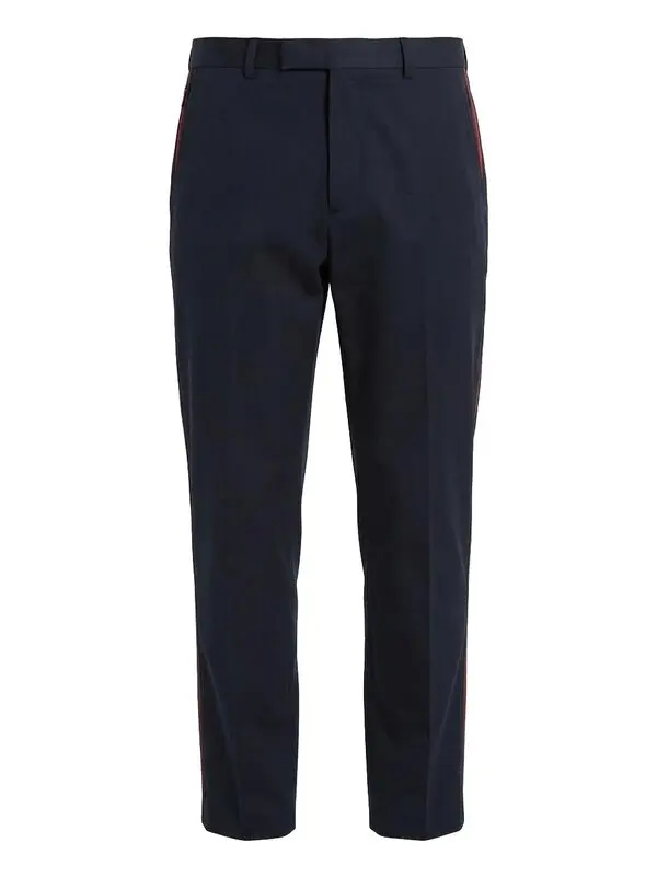Gucci Logo Detailed Straight-leg Pants - Black