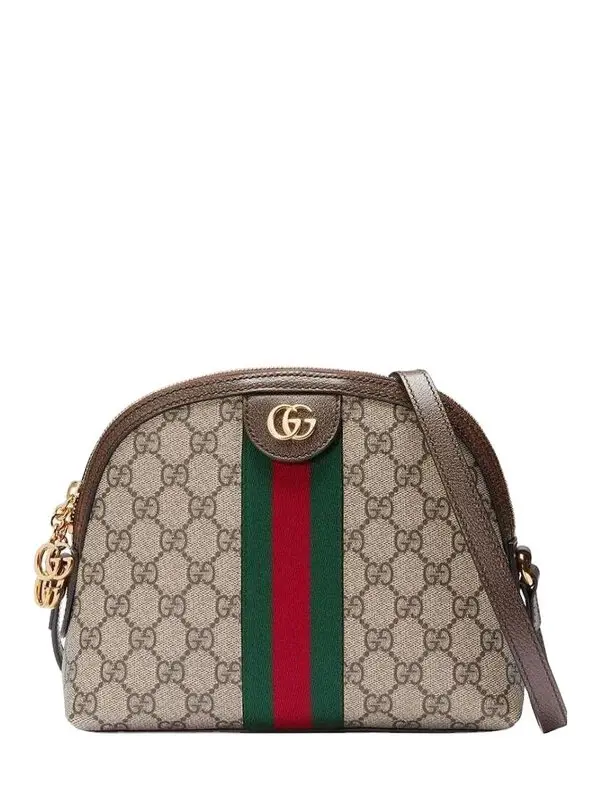 Gucci Ophidia Small Shoulder Bag - Beige/ebony