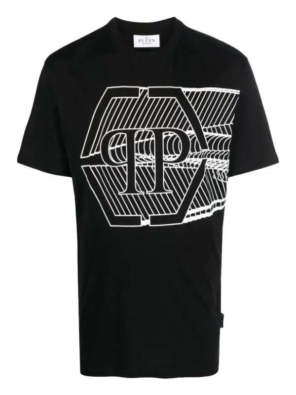 Philipp Plein Round-necked T-shirt - Black