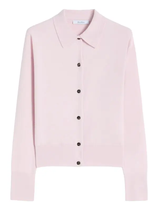 Max Mara Medeola Knitted Cardigan - Pink