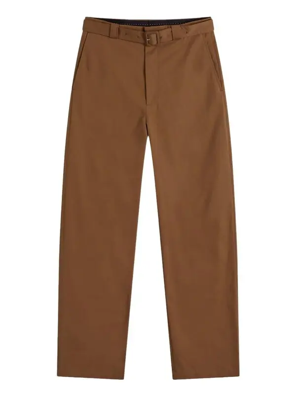 Dries Van Noten Belt-loop Casual Pants - Brown